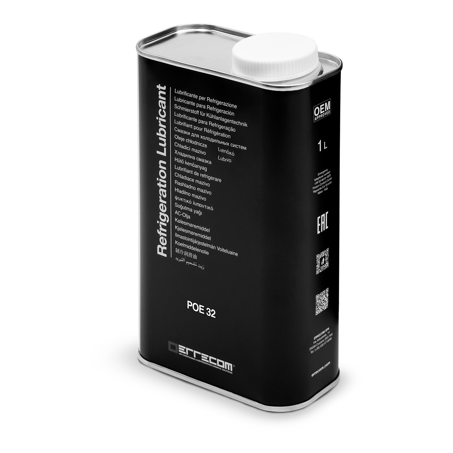 Lubricants R&AC Errecom™ POE - SaldoGas